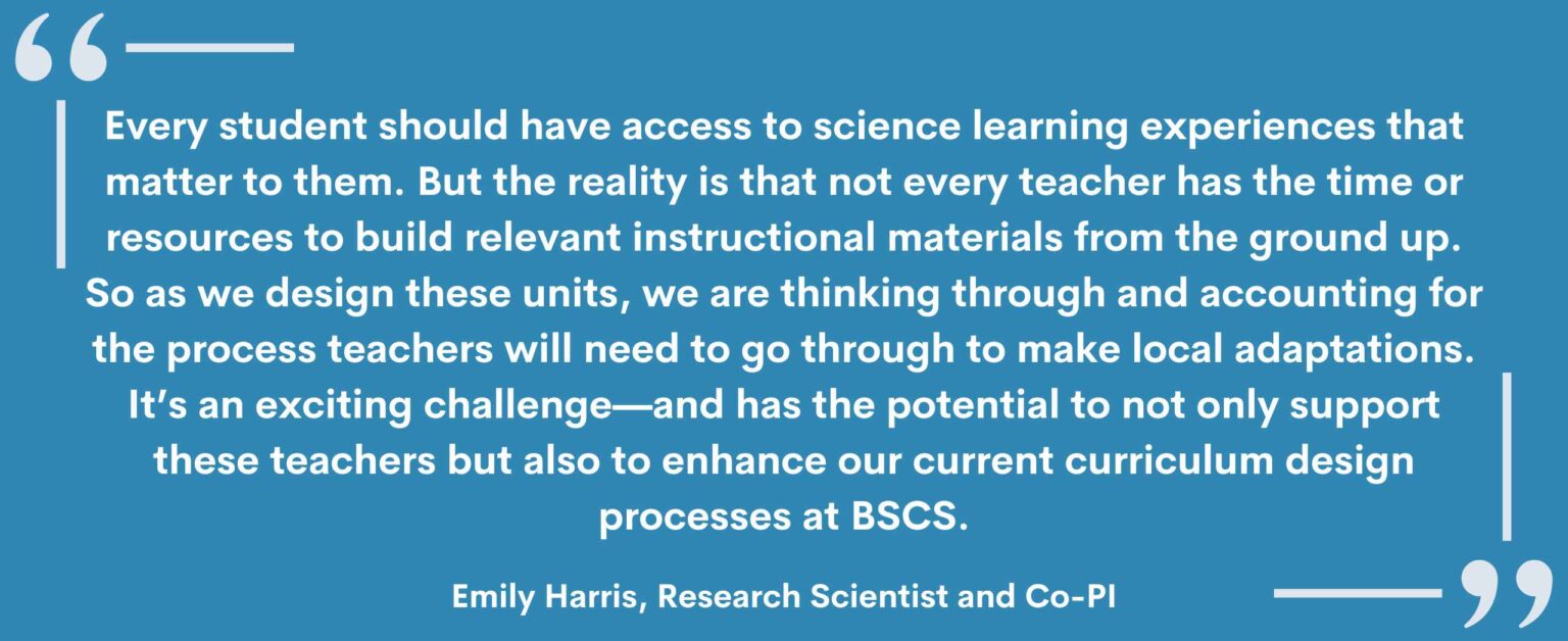 Place-Based Learning for Elementary Science at Scale - BSCS Science ...